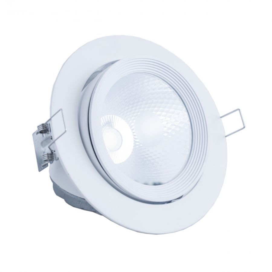 Foco embutido codo 20W 3500K | Megabright