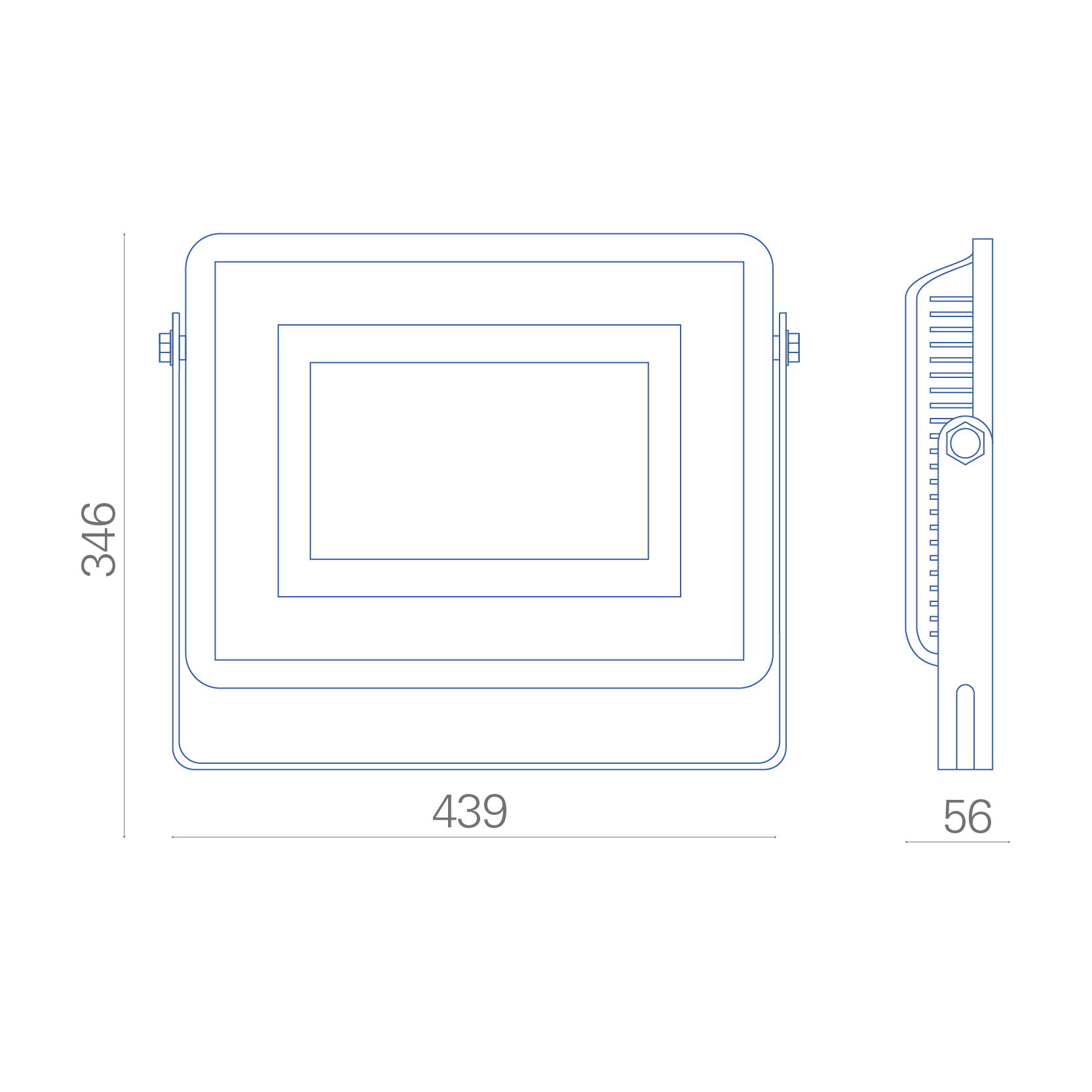 Proyector LED 200W Telco Flat Pro 6000K – Megabright